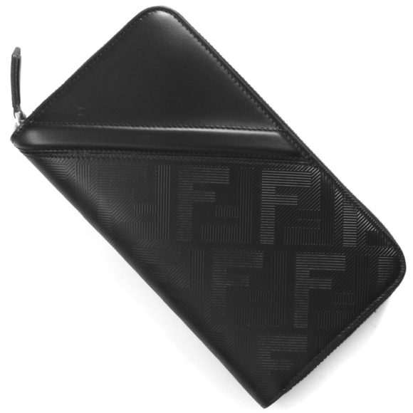 Fendi | Bags | Fendi Long Wallet Shadow Diagonal Zucca Ff Black | Poshmark
